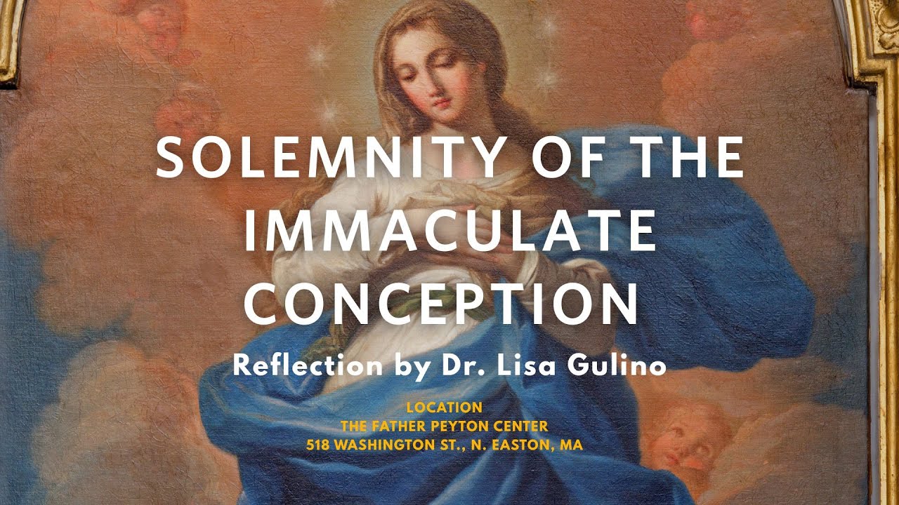 The Solemnity of the Immaculate Conception | Reflection by Dr. Lisa ...