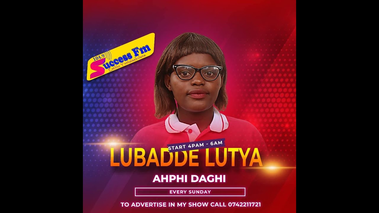 LIVE NOW!!!!!! LUBADE LUTYA AT SUCCESS FM - YouTube