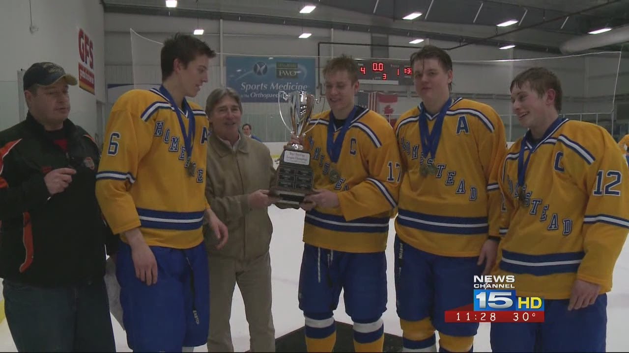 Homestead Wins 4th Straight City Hockey Tournament Championship - YouTube