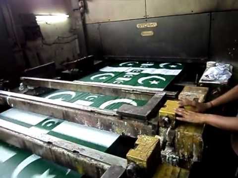 Pakistan Flags Printing at VIP FLAGS - YouTube