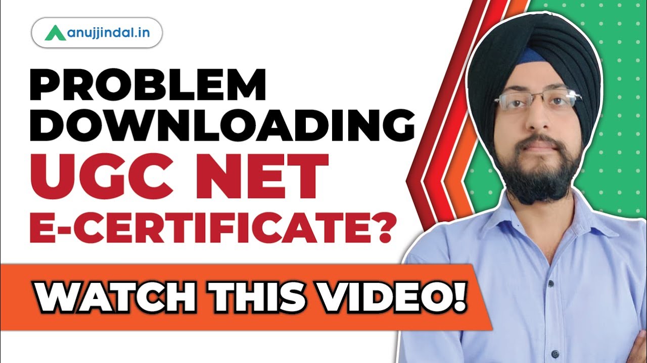 How to Download UGC NET E-Certificate | UGC NET E-Certificate Out - YouTube