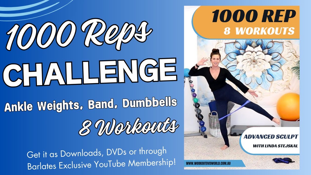 TRAILER // MEMBER'S ONLY 1000 REP CHALLENGE Series - 8 Workouts // BUY ...