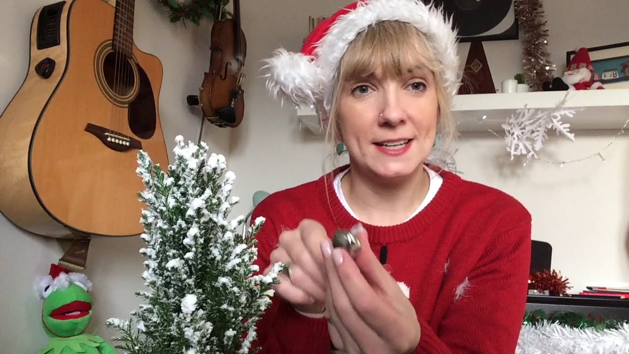 Homemade jingle bell shaker - YouTube
