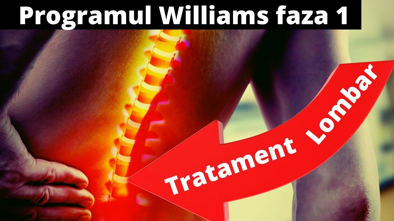 Programul Williams faza 1 ziua 4. Exercitii de kinetoterapie pentru coloana lombară - YouTube