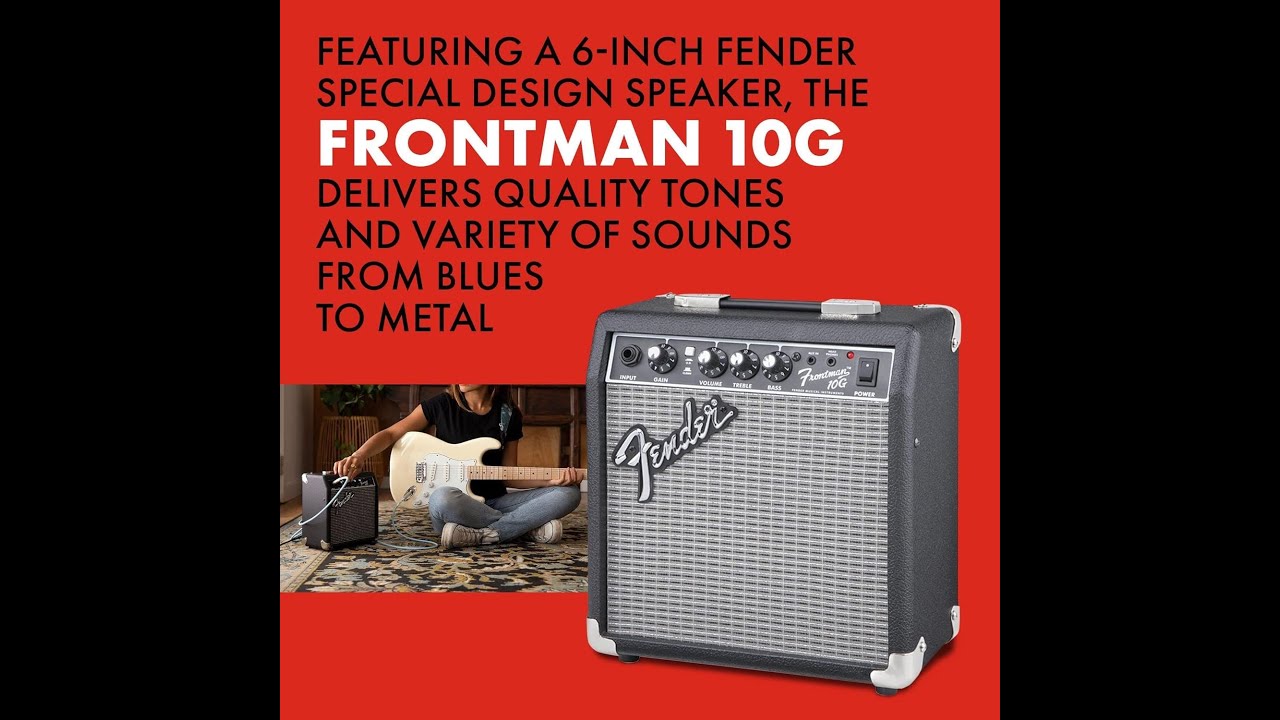 Fender Frontman 10G Guitar Amp – Pure Fender Tone in a Compact ...