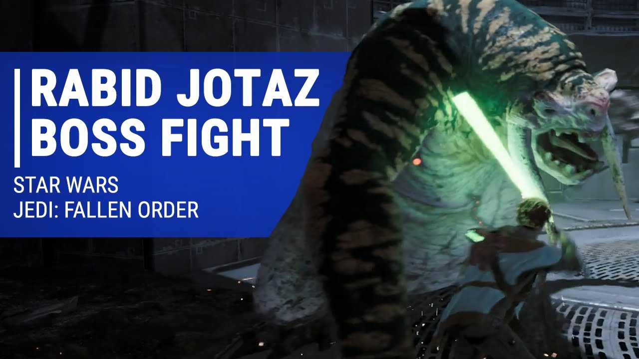 Rabid Jotaz Boss Fight - Star Wars Jedi: Fallen Order Gameplay (Jedi ...