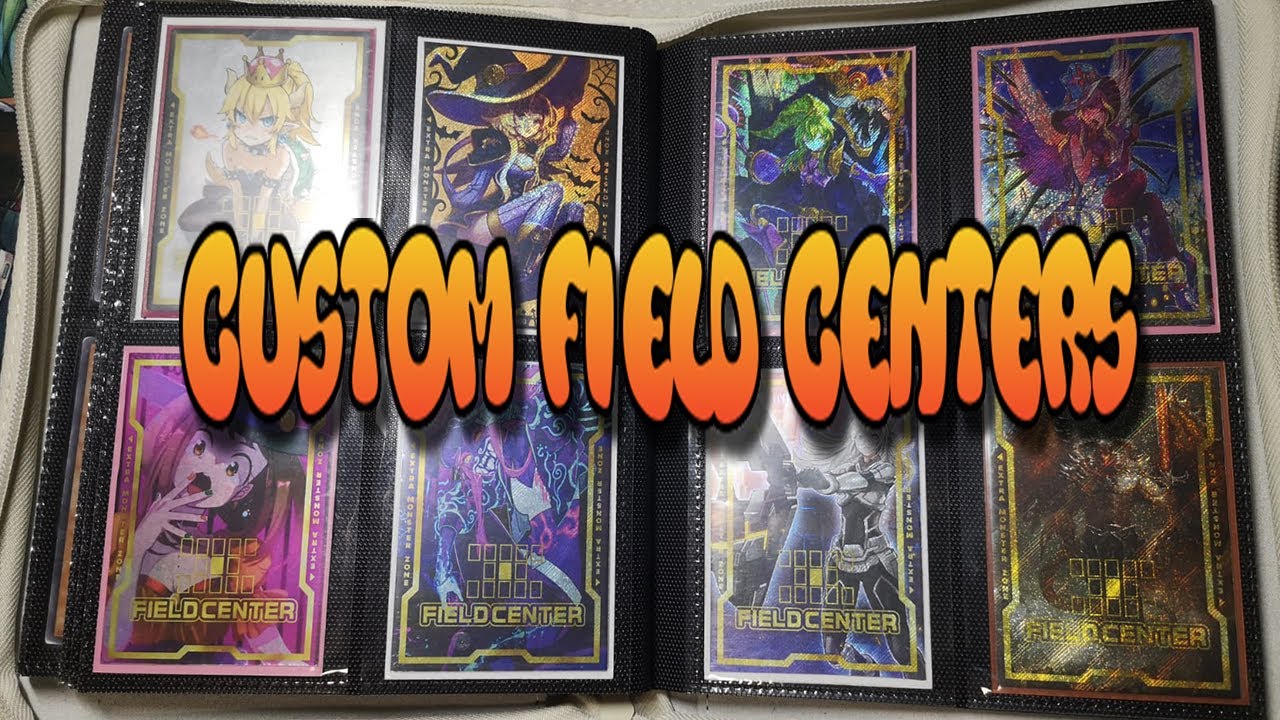 How To Make Custom Yu-Gi-Oh! Field Centers - YouTube