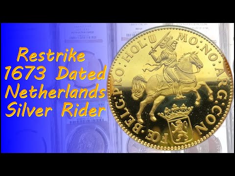 Restrike 1673 Dated Netherlands Silver Rider Ducaton from Cape Coin Heritage Set - YouTube