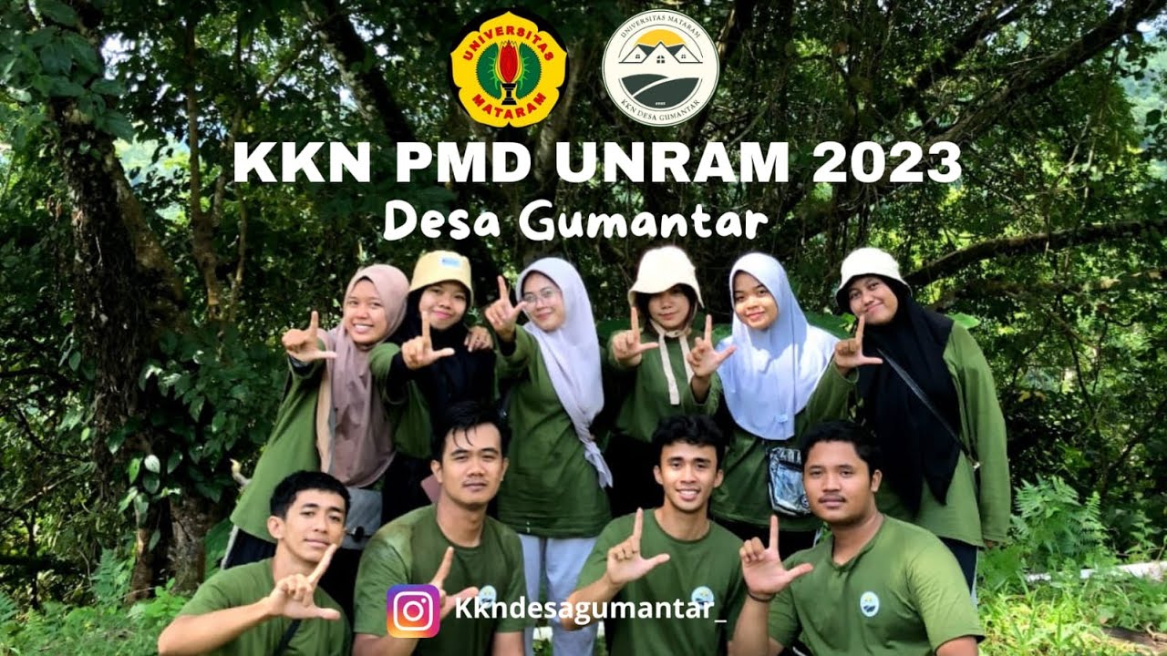 KKN PMD UNRAM DESA GUMANTAR 2023 | DESA WISATA - YouTube