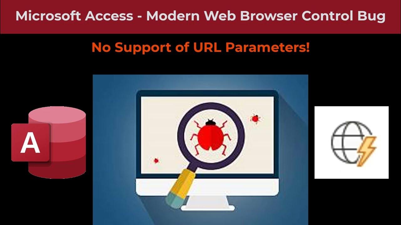 Microsoft Access - Modern Web Browser control - URL Parameter With Local Files Bug - YouTube