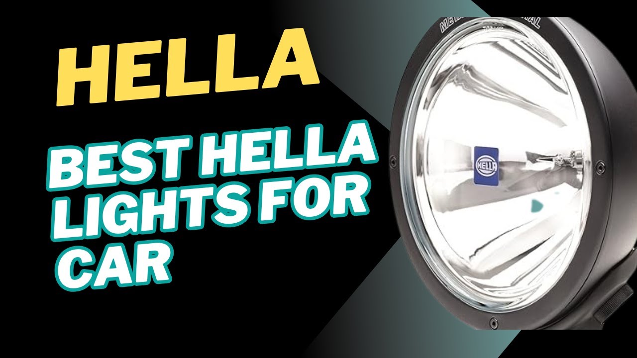 "💡 Hella 4000 P Beam Black H1 12V – High-Performance Off-Road Lighting ...