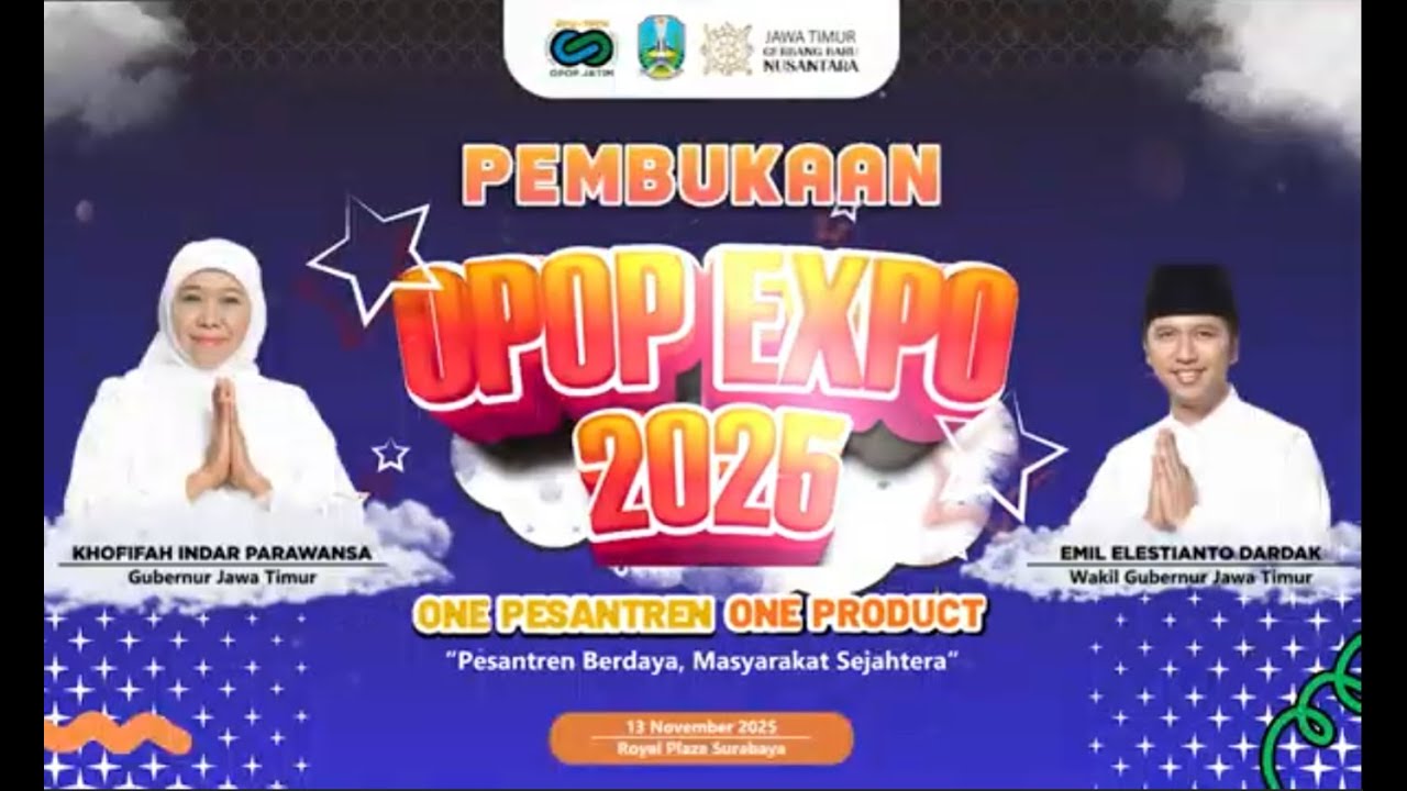 LIVE OPENING CEREMONY OPOP EXPO 2025 - DISKOPUKM TV - YouTube