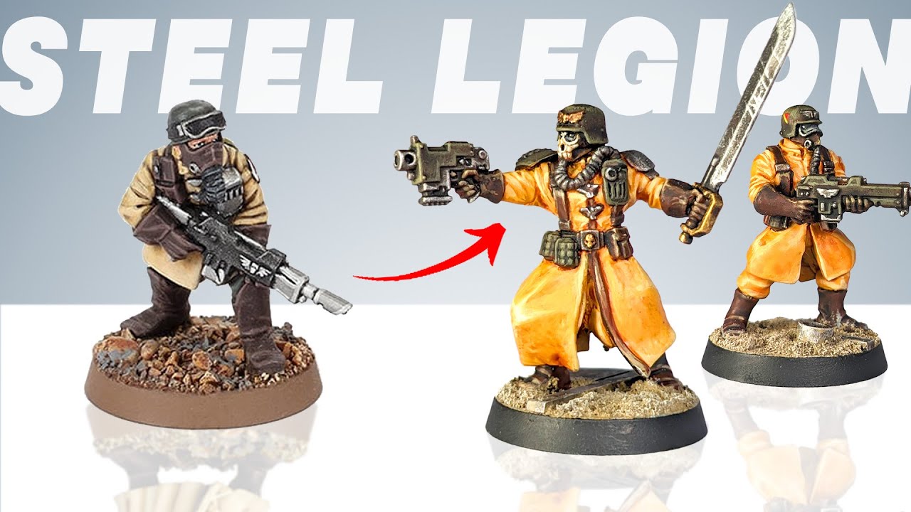 KITBASHING my CUSTOM 40k Steel Legion army!! - YouTube