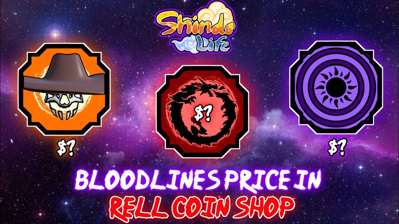 Bloodlines Price in RELL Coin Shop! Shindo Life - YouTube