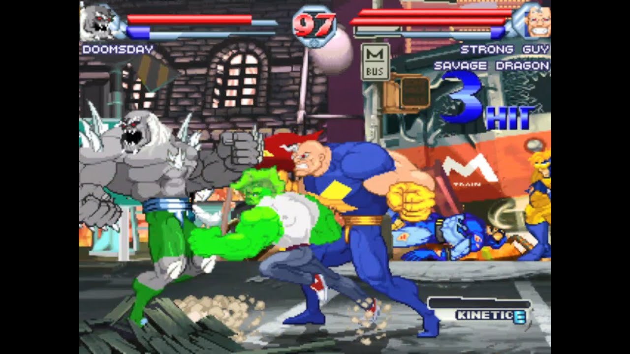 Doomsday vs Strong Guy & Savage Dragon - YouTube