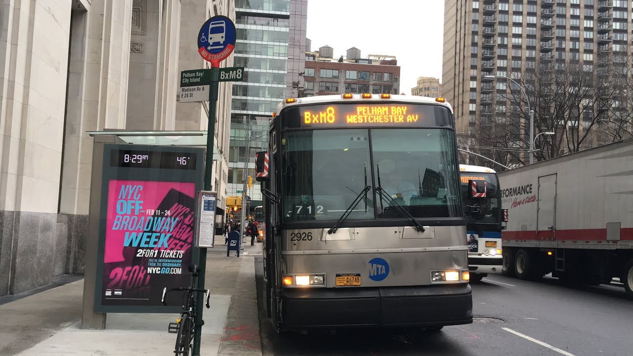 ᴴᴰ [MTA Bus] 2002 MCI D4500 #2823, #2852 & #2926 In Action on the QM31 ...