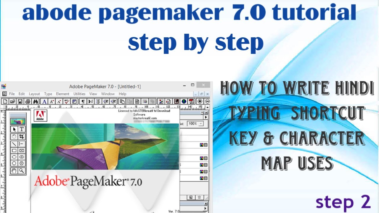 2. How to type write hindi In page maker 7.0 How to typing in hindi ...