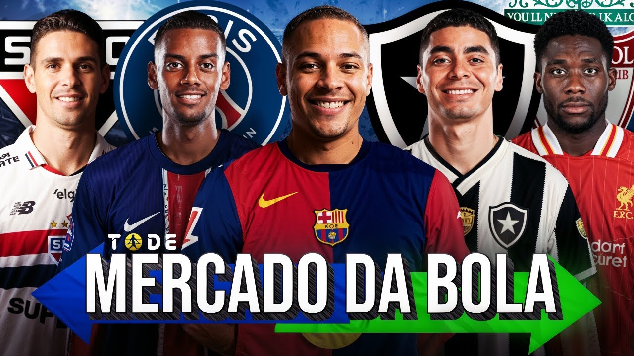 MERCADO DA BOLA 2025 l ALMIRON no BOTAFOGO, V. ROQUE SERÁ VENDIDO ...