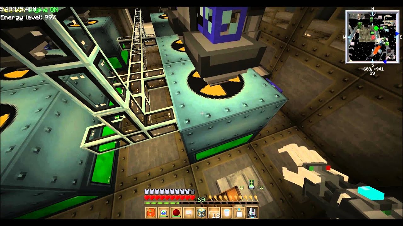 How to set up Nuclear automation with Applied energistics (AE) - YouTube