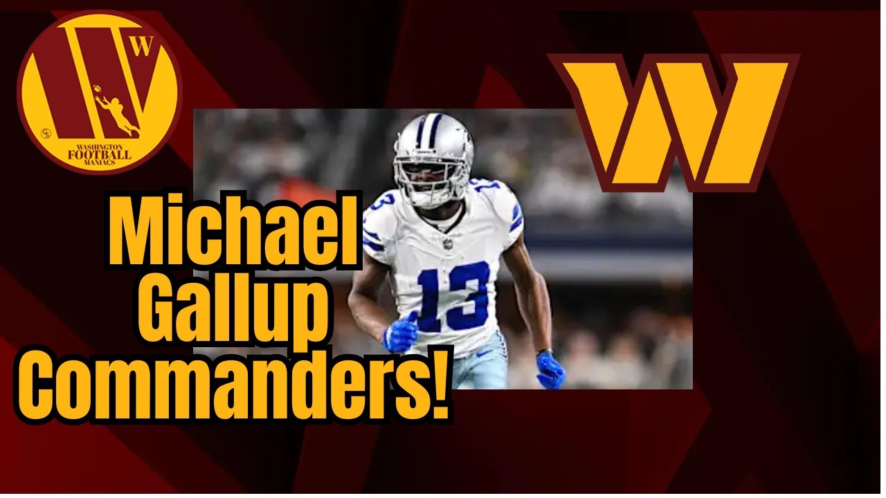 MIchael Gallup Is A Washington Commander. Is He Too Old??? - YouTube