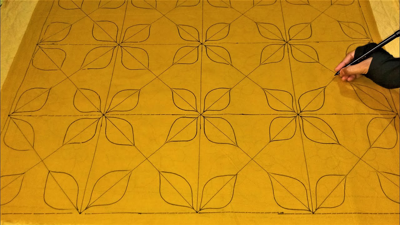 সম্পুর্ন নতুন সহজ একটি নকশিকাথার ডিজাইন | Simple nakshi kantha design ...