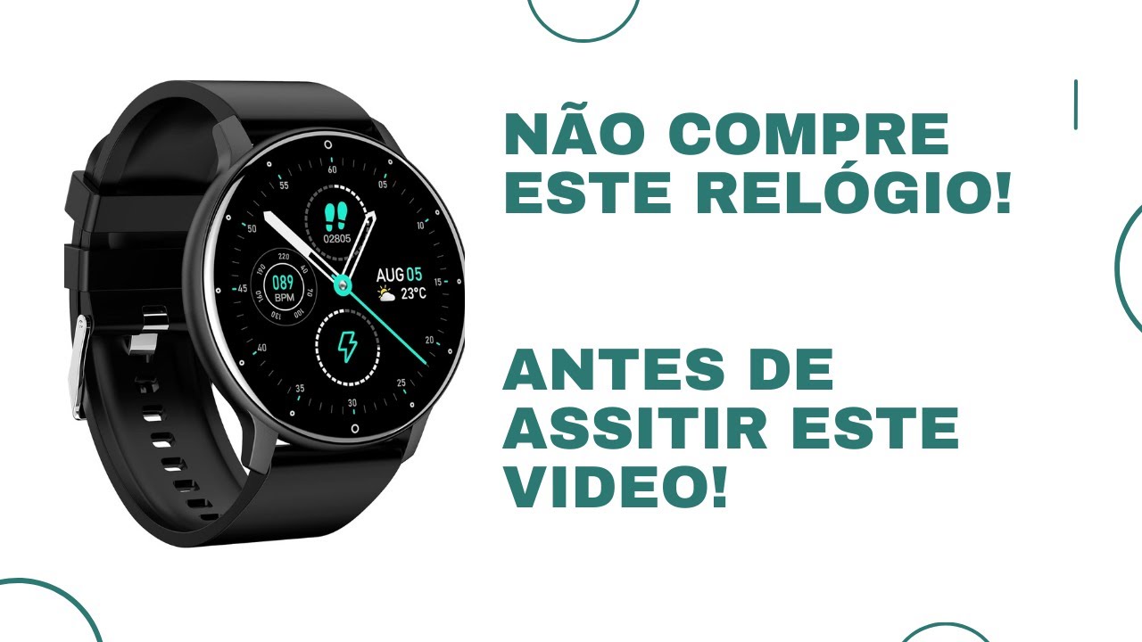 Haiz Smartwatch Relógio Inteligente IP67 44mm My Watch I Fit PRETO HZ ...