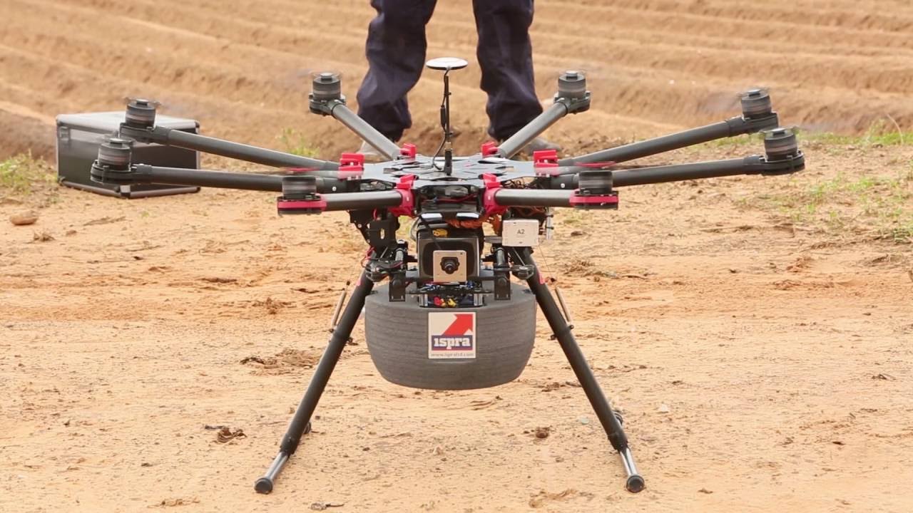 ISPRA - Riot Control Drone - Cyclone - YouTube
