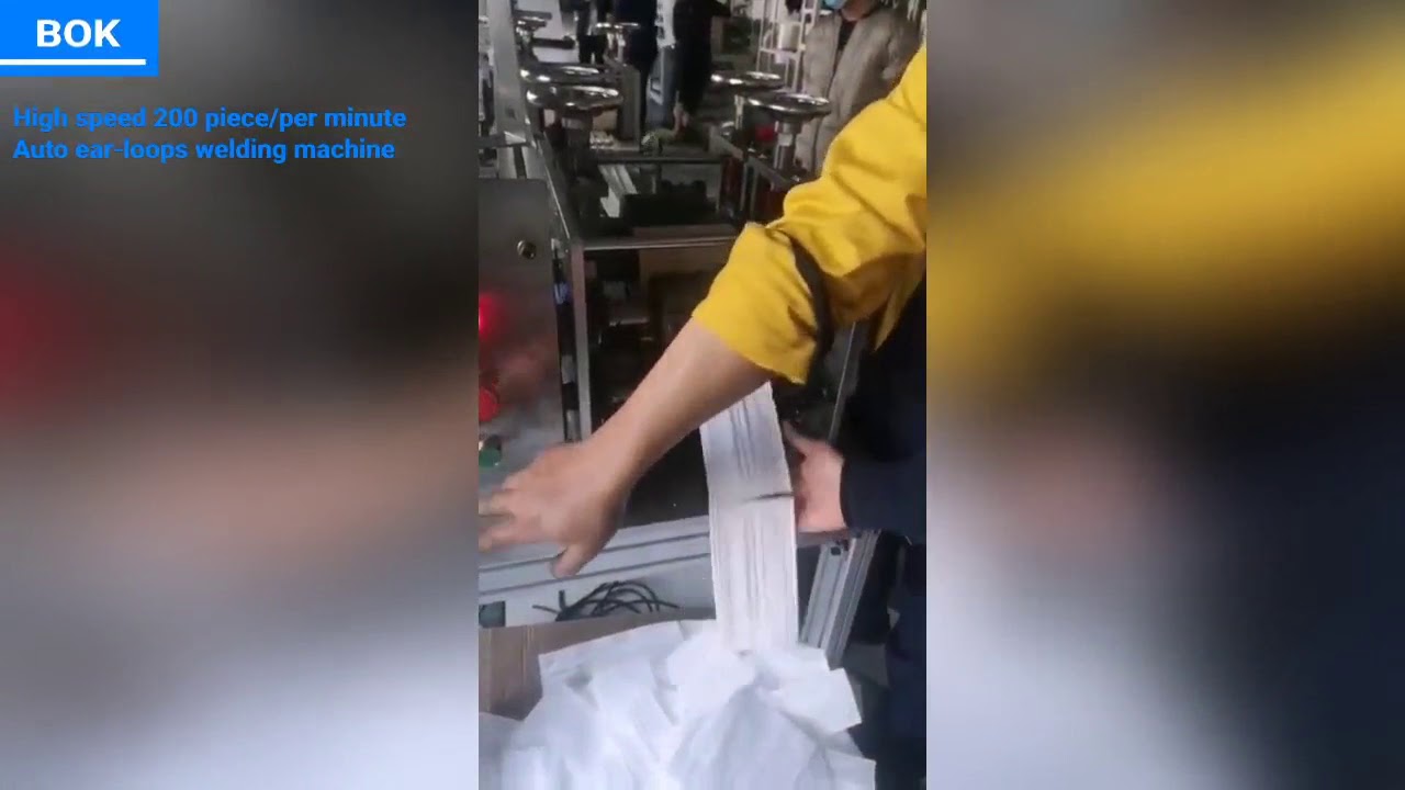 BOK mask making machine - YouTube