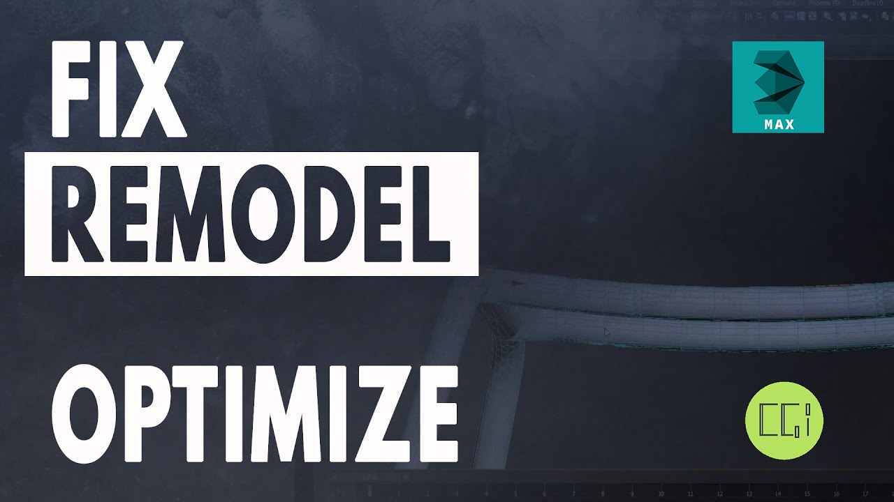 FIX 🤕 DAMAGED Geometry - How To Remodel - 3ds Max Easy TIP - YouTube