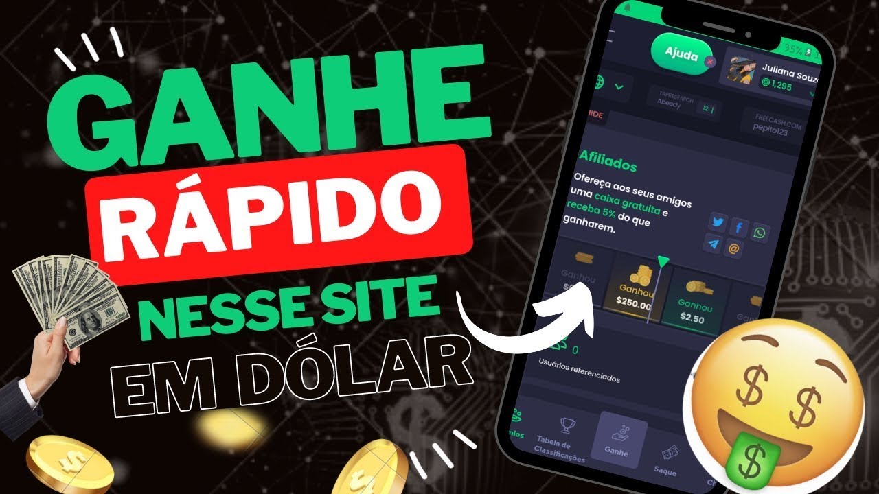 Como ganhar dinheiro de graça: Tudo sobre o Free Cash - YouTube