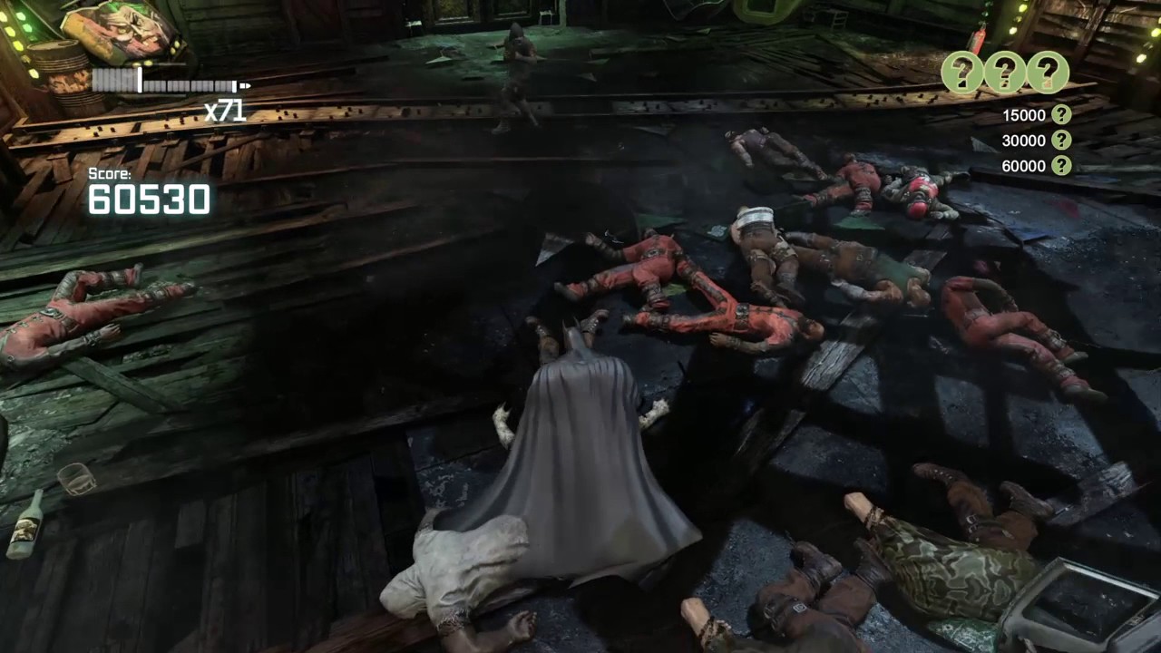 Batman: Arkham City - Funhouse Brawl (Extreme) - YouTube