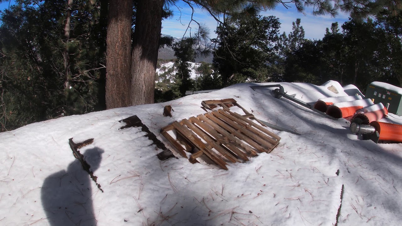 Mount Wilson snow 6 - YouTube