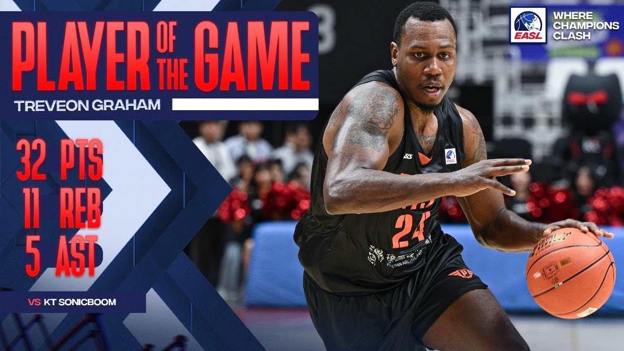Player of the Game: Taoyuan Pauian Pilots' Treveon Graham 32 pts, 11 ...