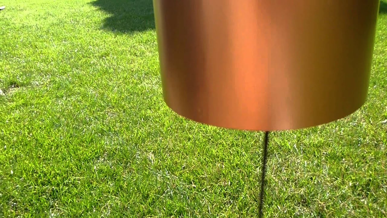Copper steel 72 scuba tank bell - YouTube