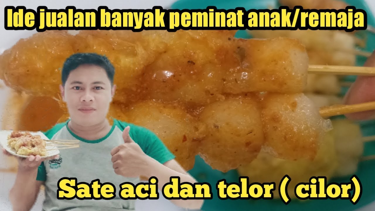Resep cilor sate aci dan telor - YouTube