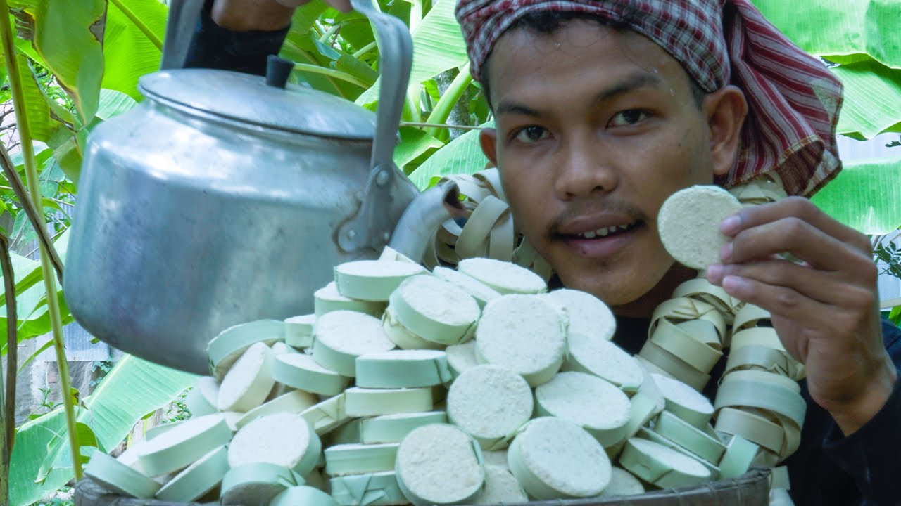 How To Make Khmer Traditional Cake(Num Pum) - Khmer Cake Traditional ...