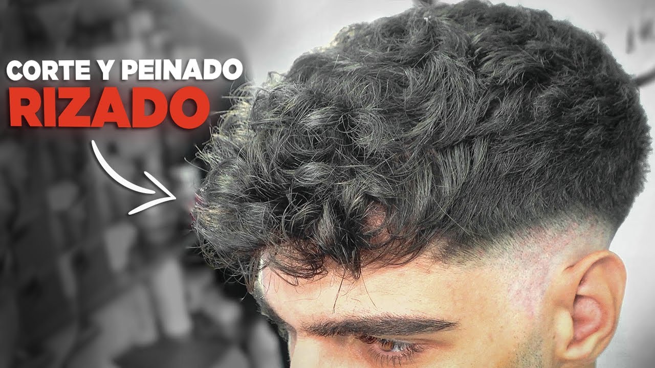 CORTE Y PEINADO para PELO RIZADO u ONDULADO - Mid fade peinado hacia ...