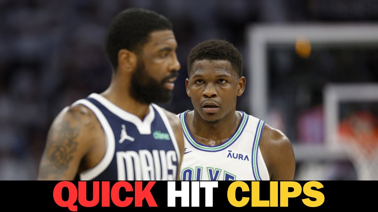 TIMBERWOLVES ANTHONY EDWARDS vs MAVERICKS KYRIE IRVING) (QUICK HIT ...