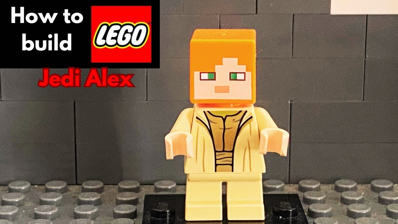 How to Build Jedi Alex (Custom Minifigure) - YouTube
