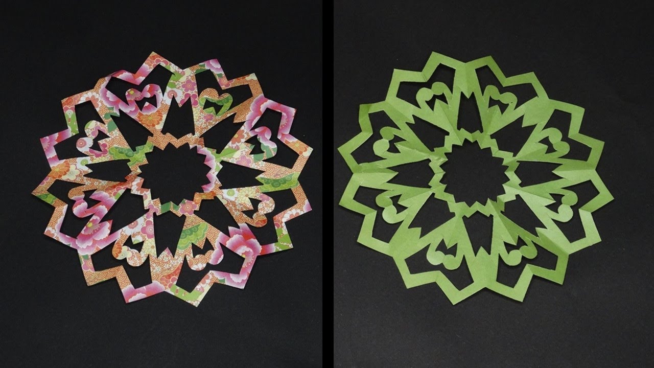 DIY How to Make | Easy Paper Cutting Flower | Beautiful Papercraft ...