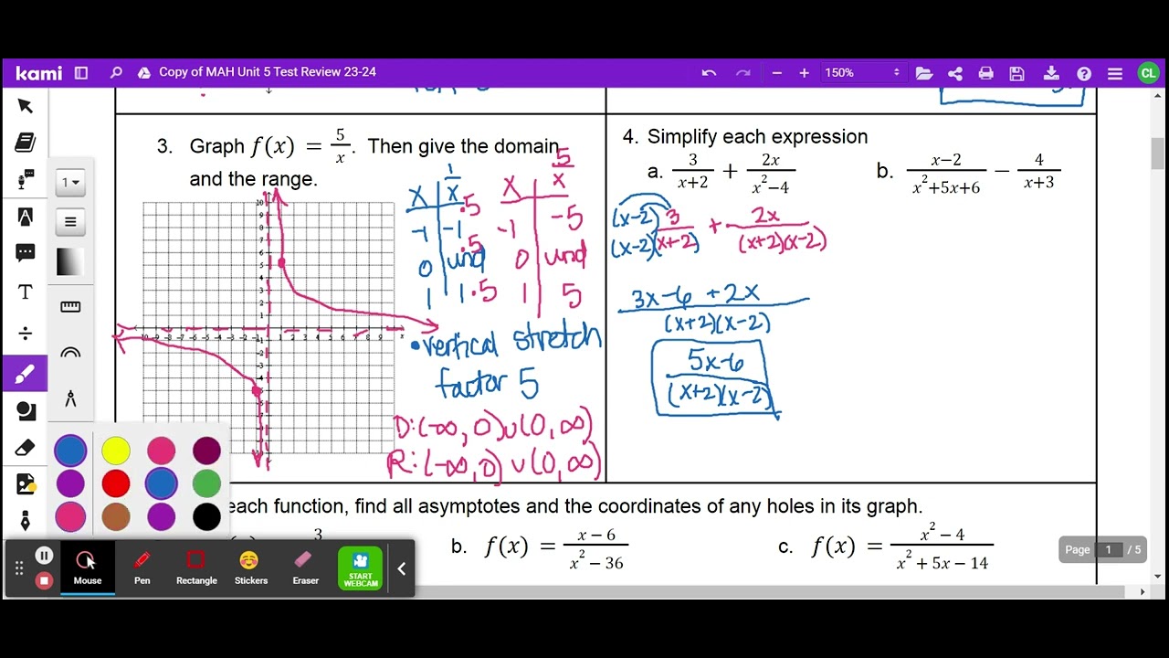 MAH Unit 5 Test Review #1-5 - YouTube