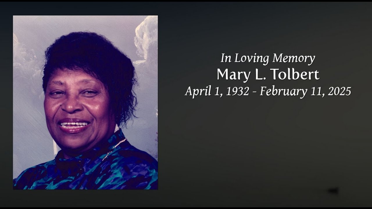Celebrating the Life of Mary Tolbert - YouTube