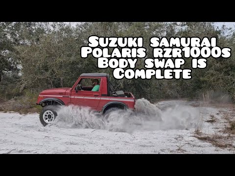 suzuki samurai polaris rzr 1000s body swap is finally complete. walk ...