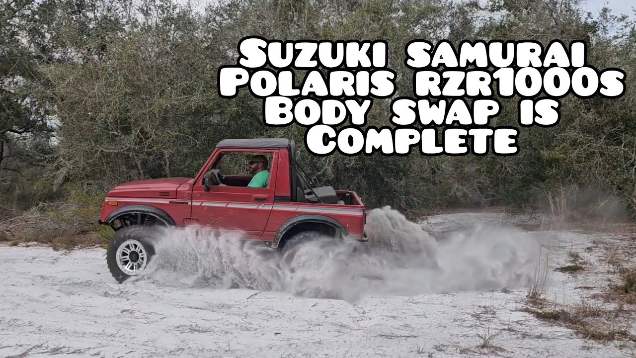 suzuki samurai polaris rzr 1000s body swap is finally complete. walk ...