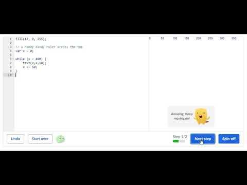 How To Do The Challenge: A Loopy Ruler on Khan Academy Computer ...