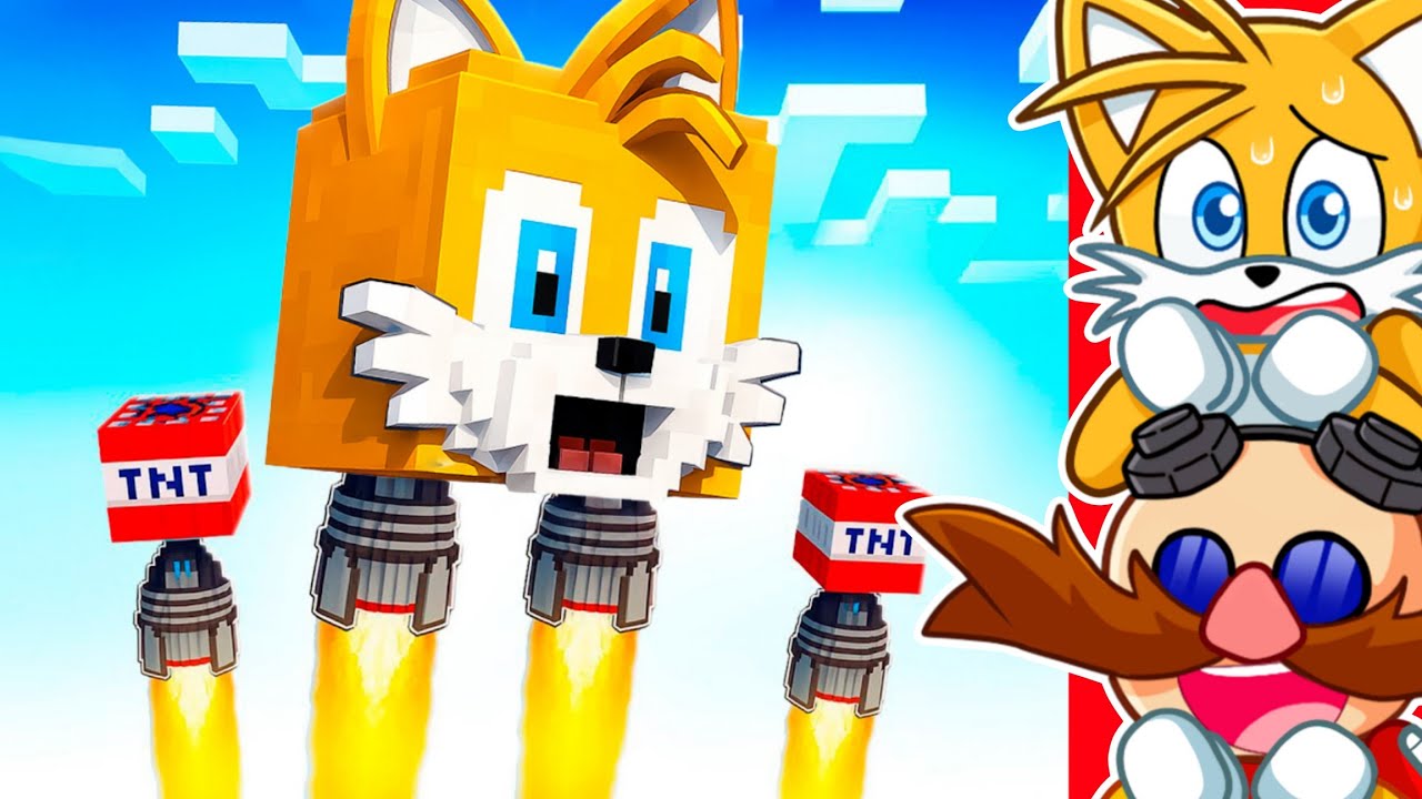 GIANT ROCKETS vs Tails HOUSE - YouTube