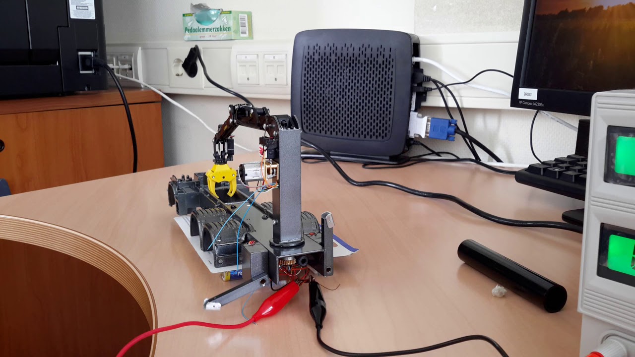 Functietest rc houtkraan Funktionstest rc Holzladekran, Timbercrane 1: ...