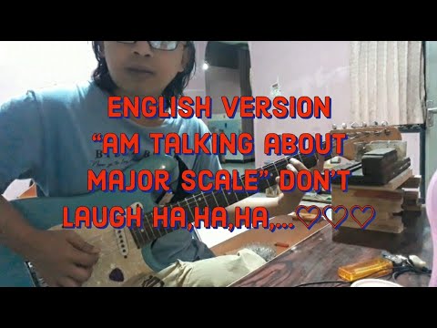 English Speaking on Guitar (Major Scale Pattern V) - YouTube