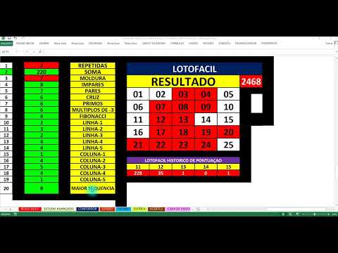LOTOFACIL RESULTADO 2468