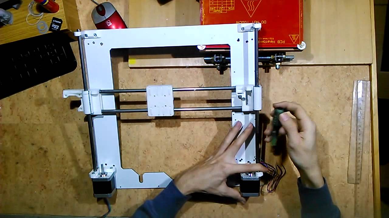DIY 3D printer: Part 06 - Z & Y motors assembly - YouTube